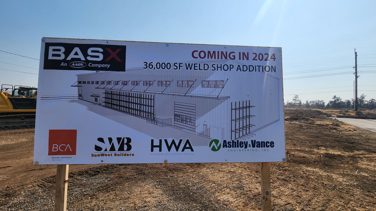 BASX Breaks Ground on a New Weld Shop