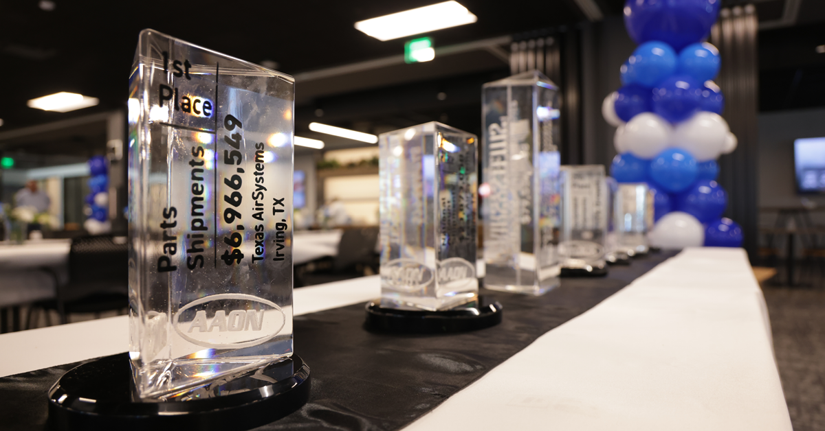 Celebrating the 2023 AAON Sales Awards